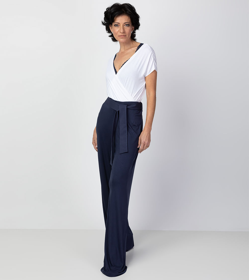 Calça Pantalona 20107 Azul - Renner